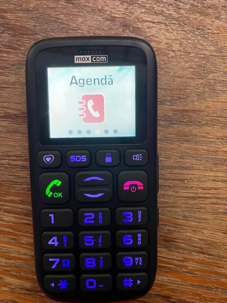 Telefon mobil Maxcom Senior MM428, Dual SIM, Black - eMAG.ro