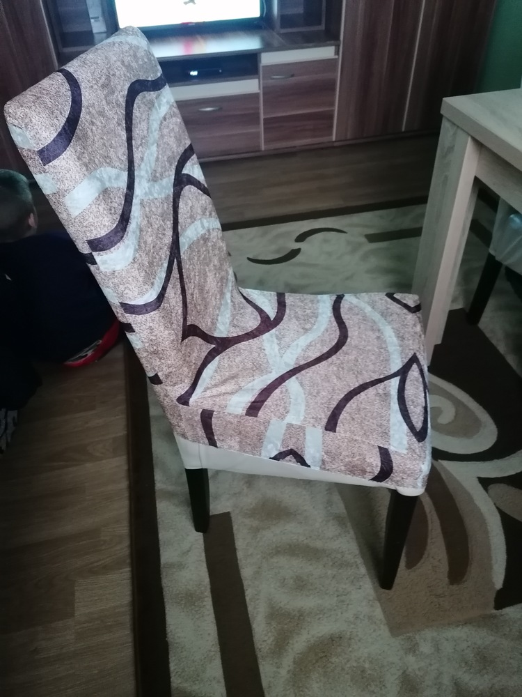 Set 6 Huse Universale Blackstore® Supra-Elastice, pentru Scaune Rotunde ...