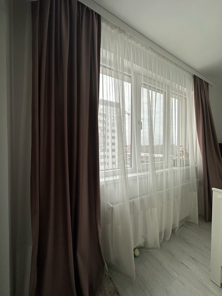 Set 2 bucati draperie SereDesign catifea culoare gri antracit, croita ...