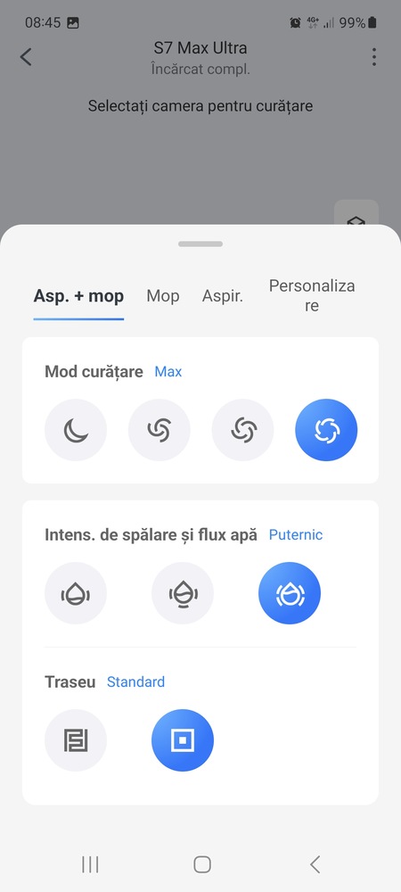 Aspirator Roborock S7 Max Ultra cu statie de incarcare 5100 pa, auto ...