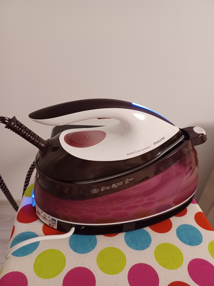 Statie de calcat cu abur Philips PerfectCare Compact GC7842/40, 2400W ...