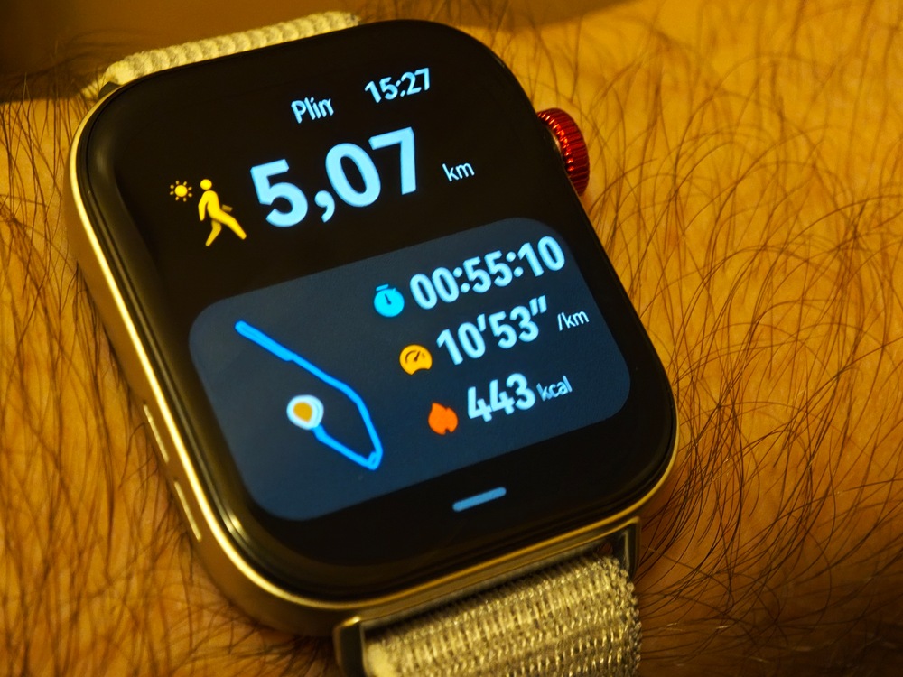 Smartwatch Huawei Watch Fit 3, Gold Body, White Leather Strap - eMAG.ro