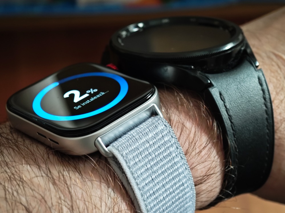 Smartwatch Huawei Watch Fit 3, Gold Body, White Leather Strap - eMAG.ro