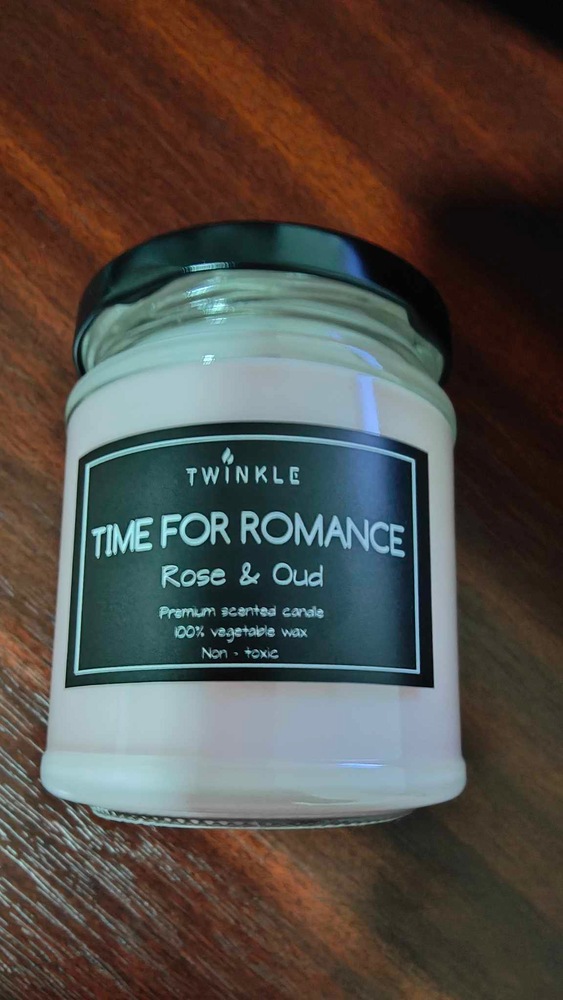 Lumanare parfumata TWINKLE cu aroma de Eucalipt, ceara soia non-toxica ...