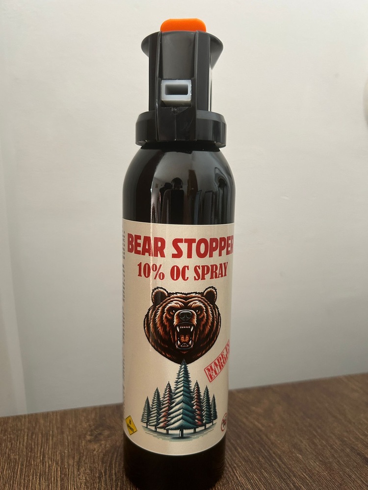 Spray anti-urs cu piper, pentru aparare impotriva ursilor, cainilor si ...