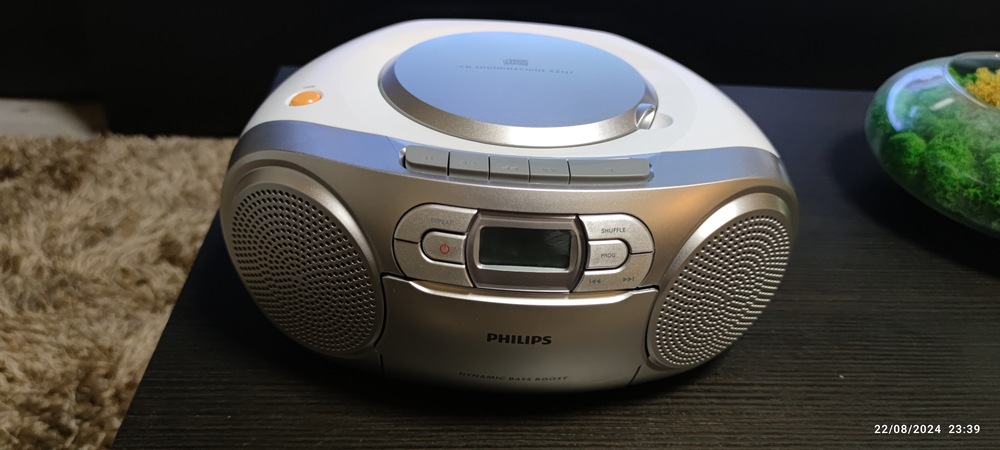 Microsistem audio Philips AZ127/12, Dynamic Bass, CD, caseta - eMAG.ro