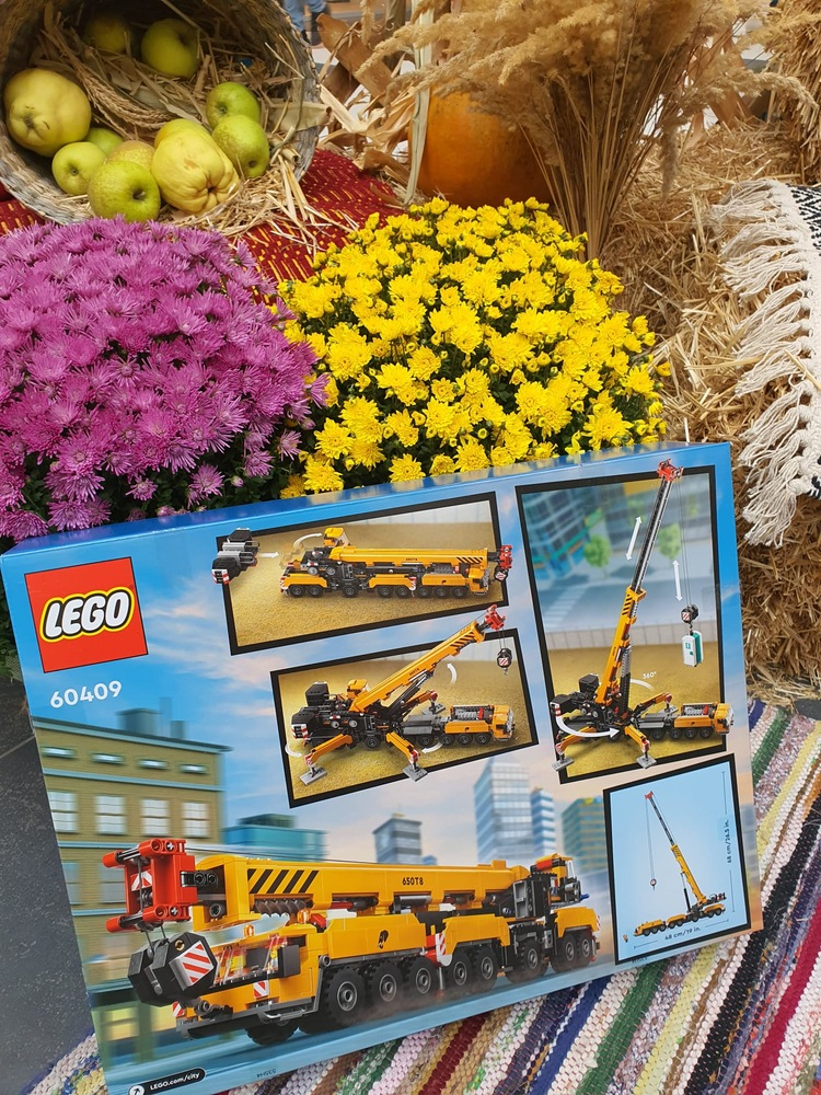 LEGO® City - Macara mobila galbena de constructii 60409, 1116 piese ...