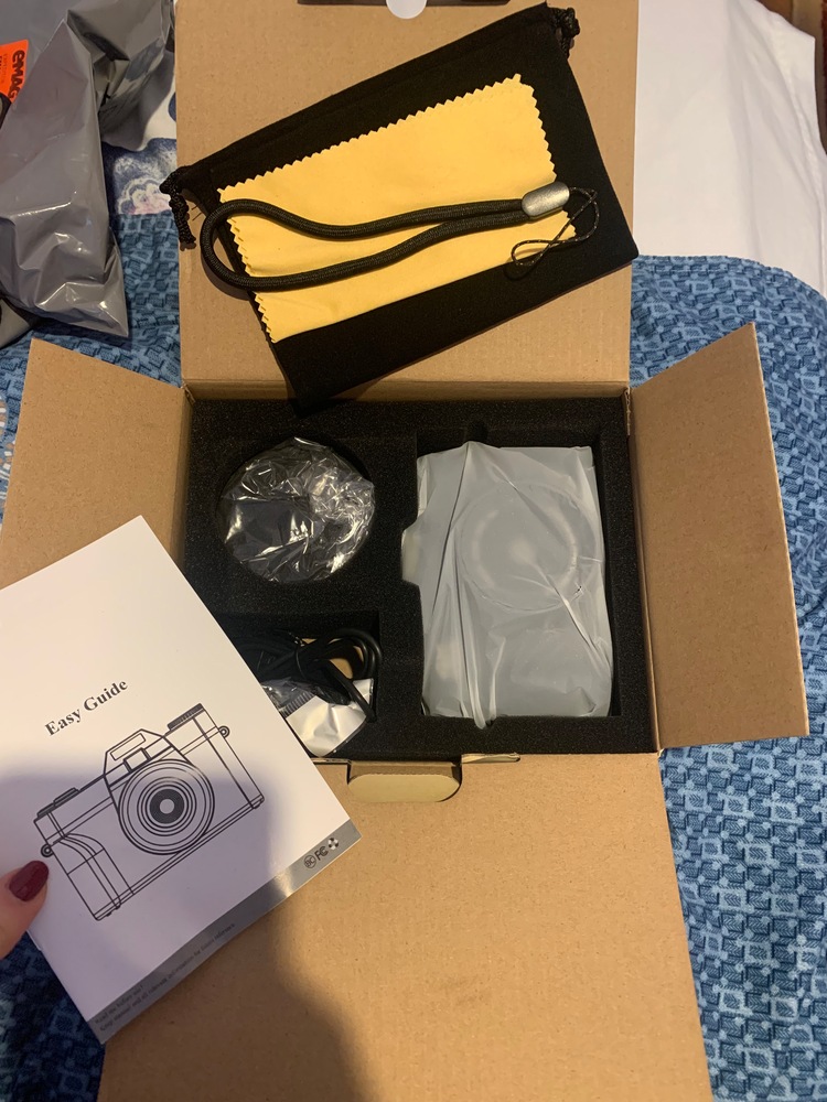 Aparat foto digital, 4K, autofocus, cu card de memorie de 64 GB ...