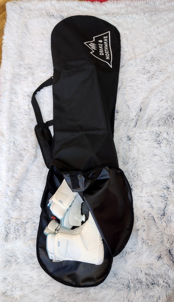 Husa placa snowboard Northwave Basic, lungime maxima 160 cm, negru ...