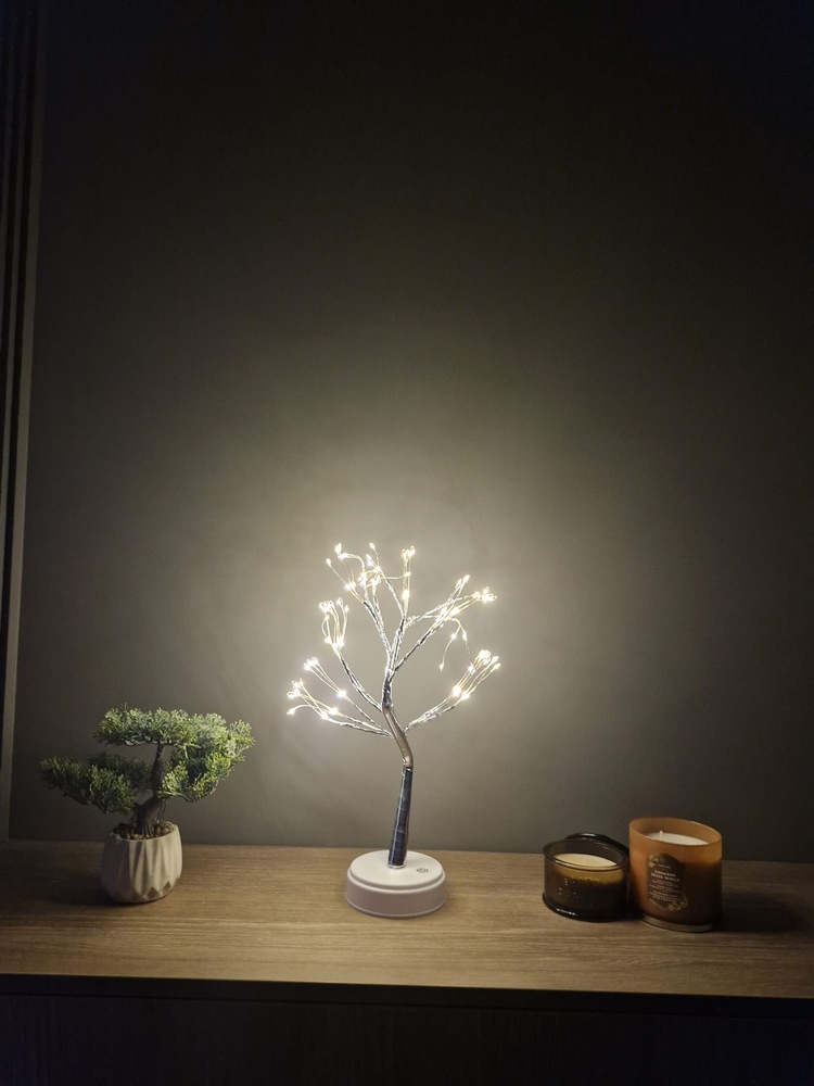 Lampa de veghe LED ambientala model copac Bonsai, decorativa, 108 ...