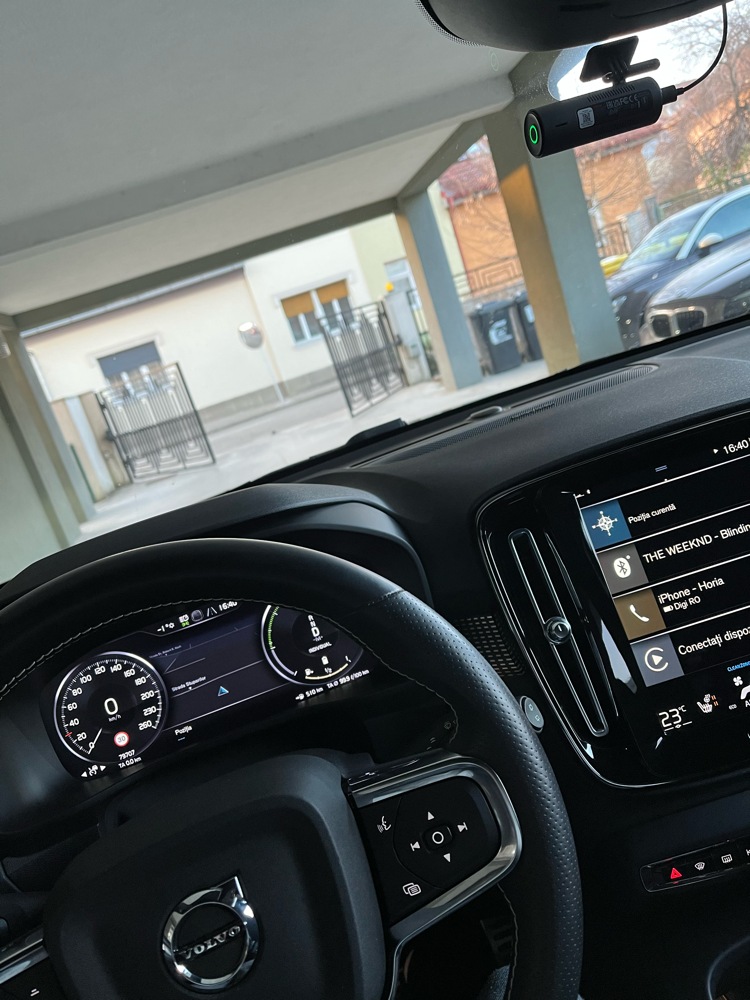 Camera auto 70mai Dash Cam M310 Ultracompact ,Rezolutie 2304×1296, Wi-Fi, Unghi vizual 130°, USB ...