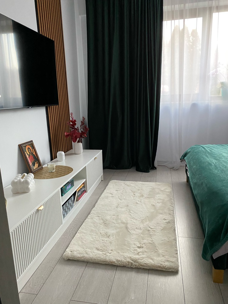 Covor blanita Soft Rabbit Heinner Home, 70x140 cm, crem - eMAG.ro
