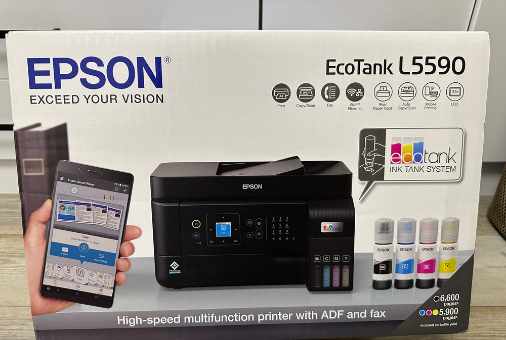 Multifunctional inkjet color CISS Epson EcoTank L5590, (Print, Copy ...