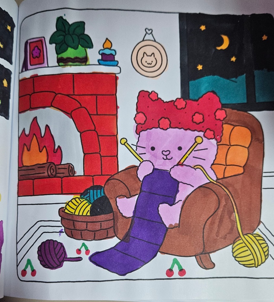 Carte de Colorat, Cozy Friends, Coperta Cartonata, Desene Animale ...