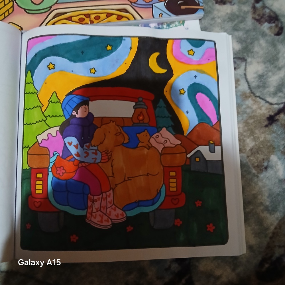 Carte de Colorat, Cozy Friends, Coperta Cartonata, Desene Animale ...