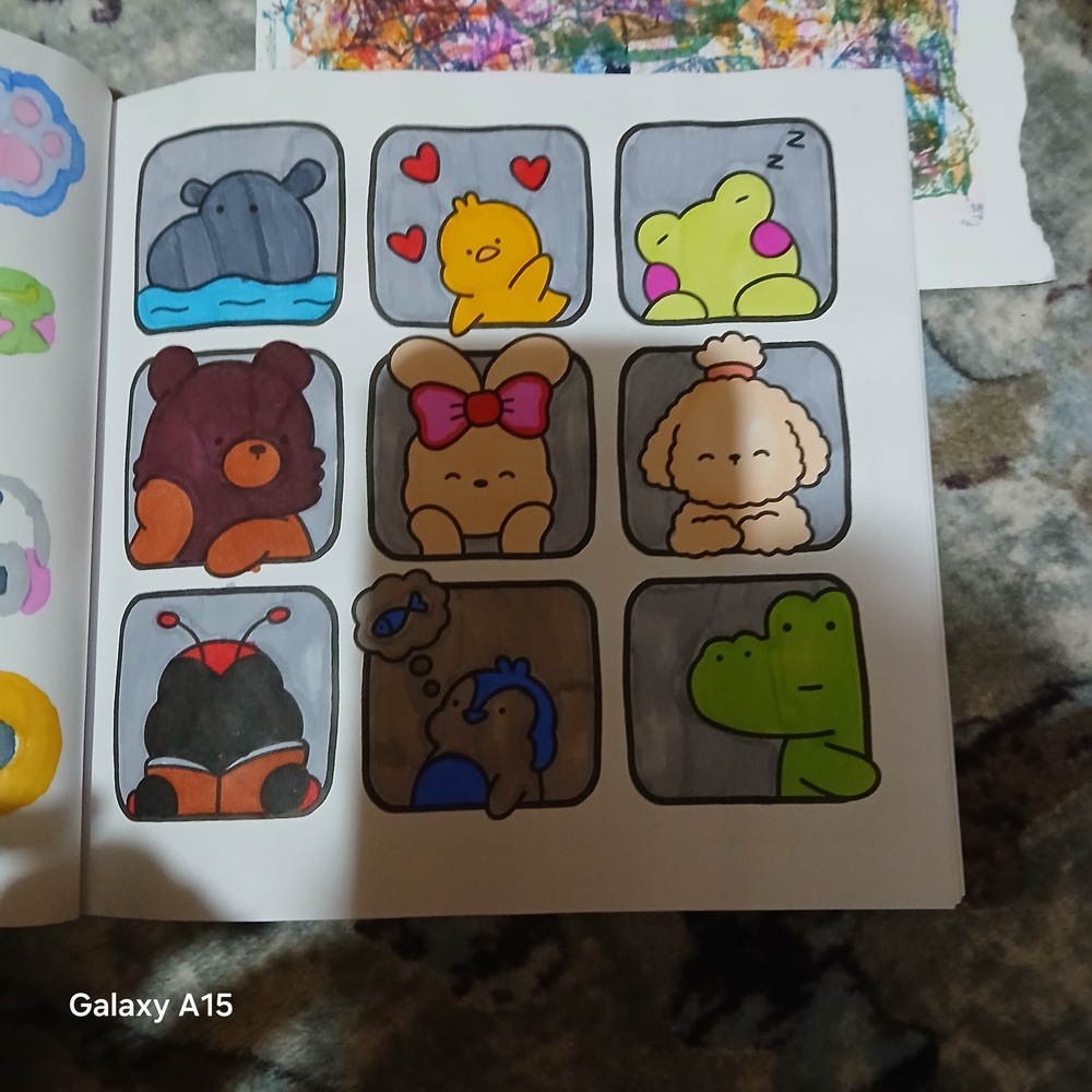 Carte de Colorat, Cozy Friends, Coperta Cartonata, Desene Animale ...