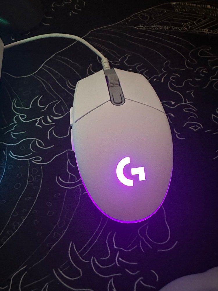 Mouse gaming Logitech G102 Lightsync, 8000 dpi, RGB, Alb - eMAG.ro