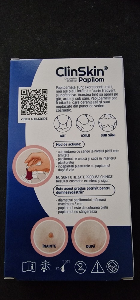 ClinSkin Papilom Tratament Skin Tag, Zdrovit - eMAG.ro