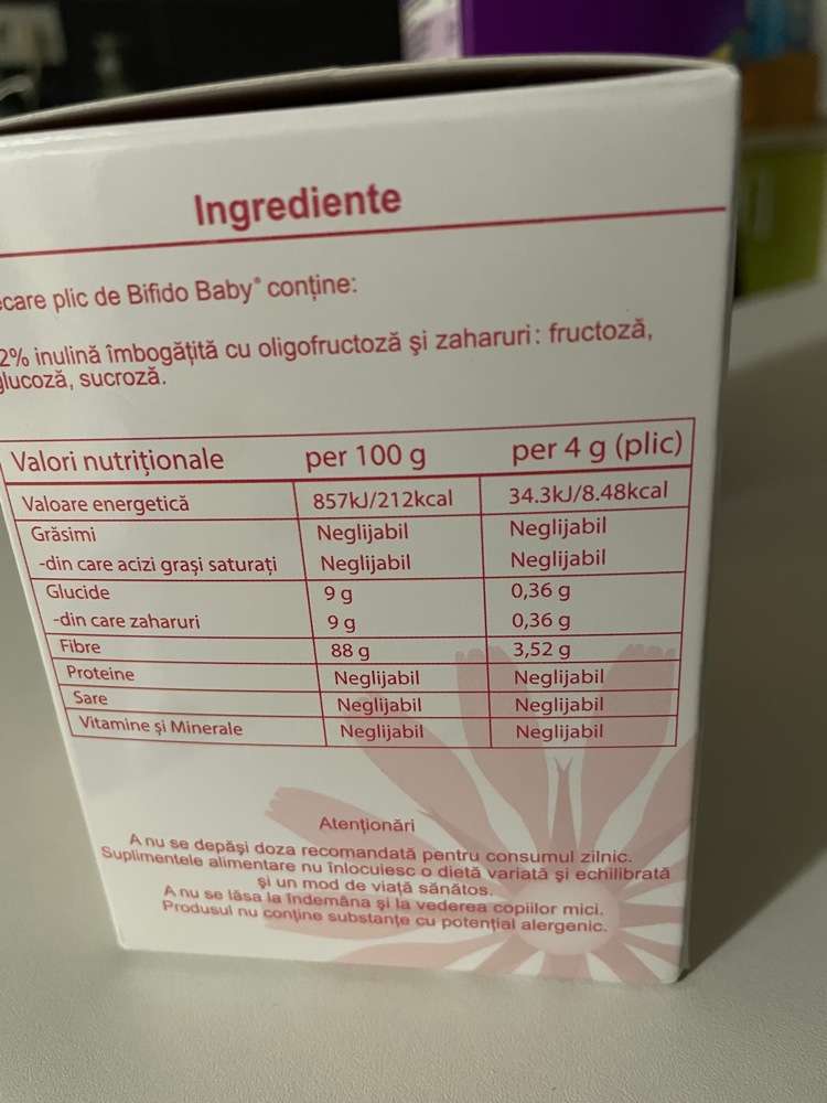 Prebiotic Bifido Baby 15 plicuri X 4g - eMAG.ro