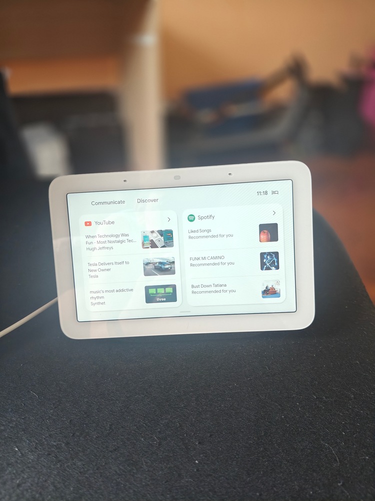 Google Nest Hub (2nd Gen) intelligens hangszóró, 7" érintőképernyő, Wi ...