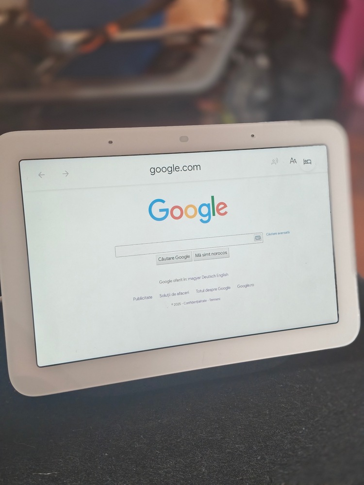 Google Nest Hub (2nd Gen) intelligens hangszóró, 7" érintőképernyő, Wi ...