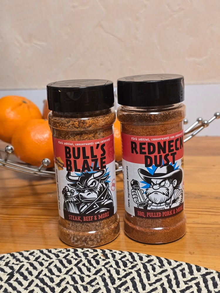 Condiment BBQ Rooster Booster 170g – Dry Rub pentru pui, aripi, pulpe, Mix aromat cu paprika ...