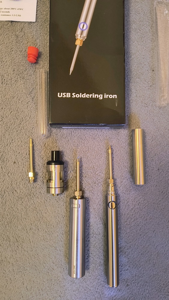 Set pistol de lipit letcon portabil, wireless cu acumulator incorporat ...