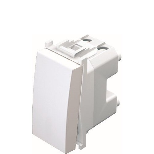 Intrerupator simplu Tem Modul, 1 modul, alb - eMAG.ro