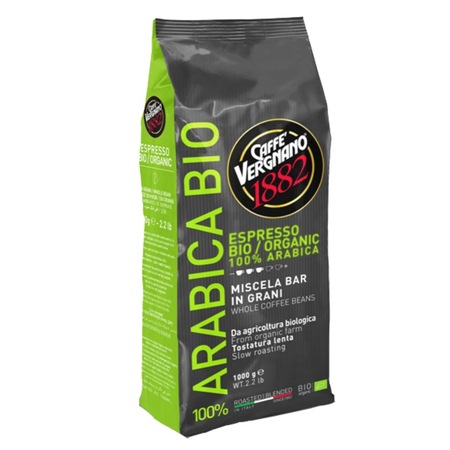 Cafea Vergnano 100% Arabica Organic / BIO, Boabe, 1kg - eMAG.ro