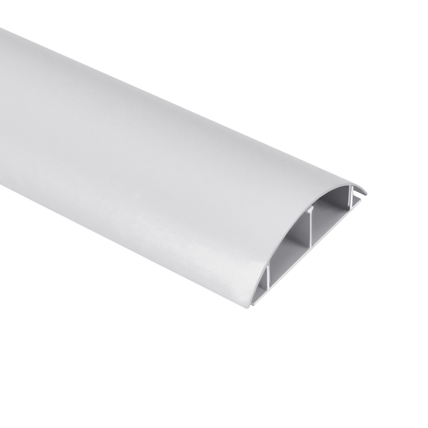 Banda de acoperire a cablurilor Maclean din aluminiu, 62x20x750mm, alb ...