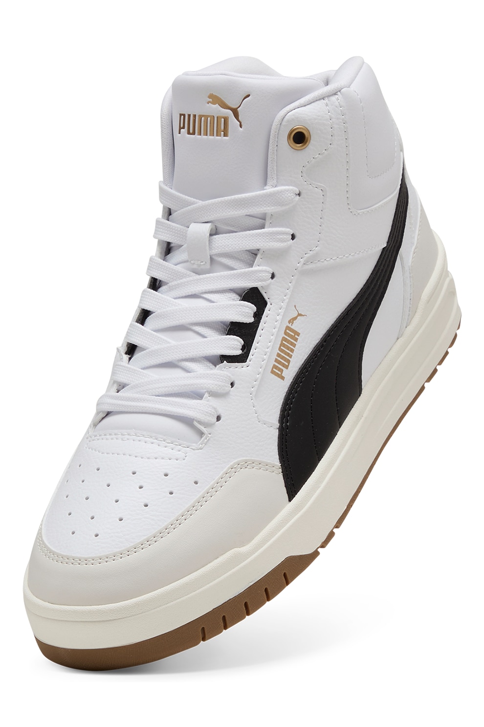 Puma, Pantofi sport cu model in doua nuante Shuffle Downtown, Alb ...