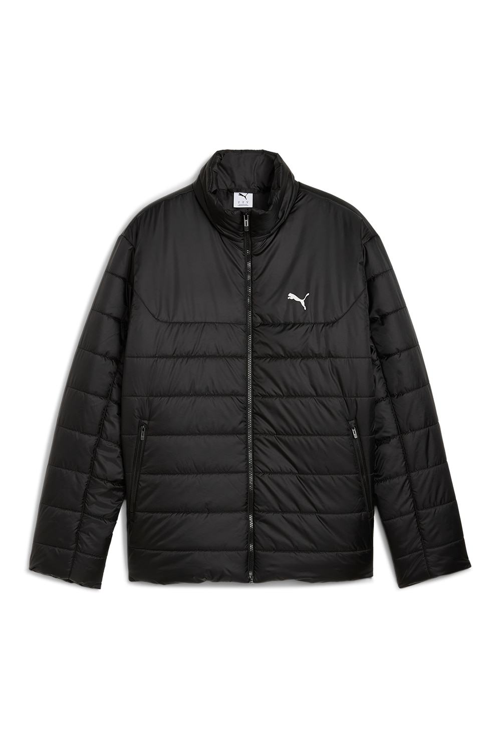 Puma, Капитонирано зимно яке с лого, Черен, M - eMAG.bg