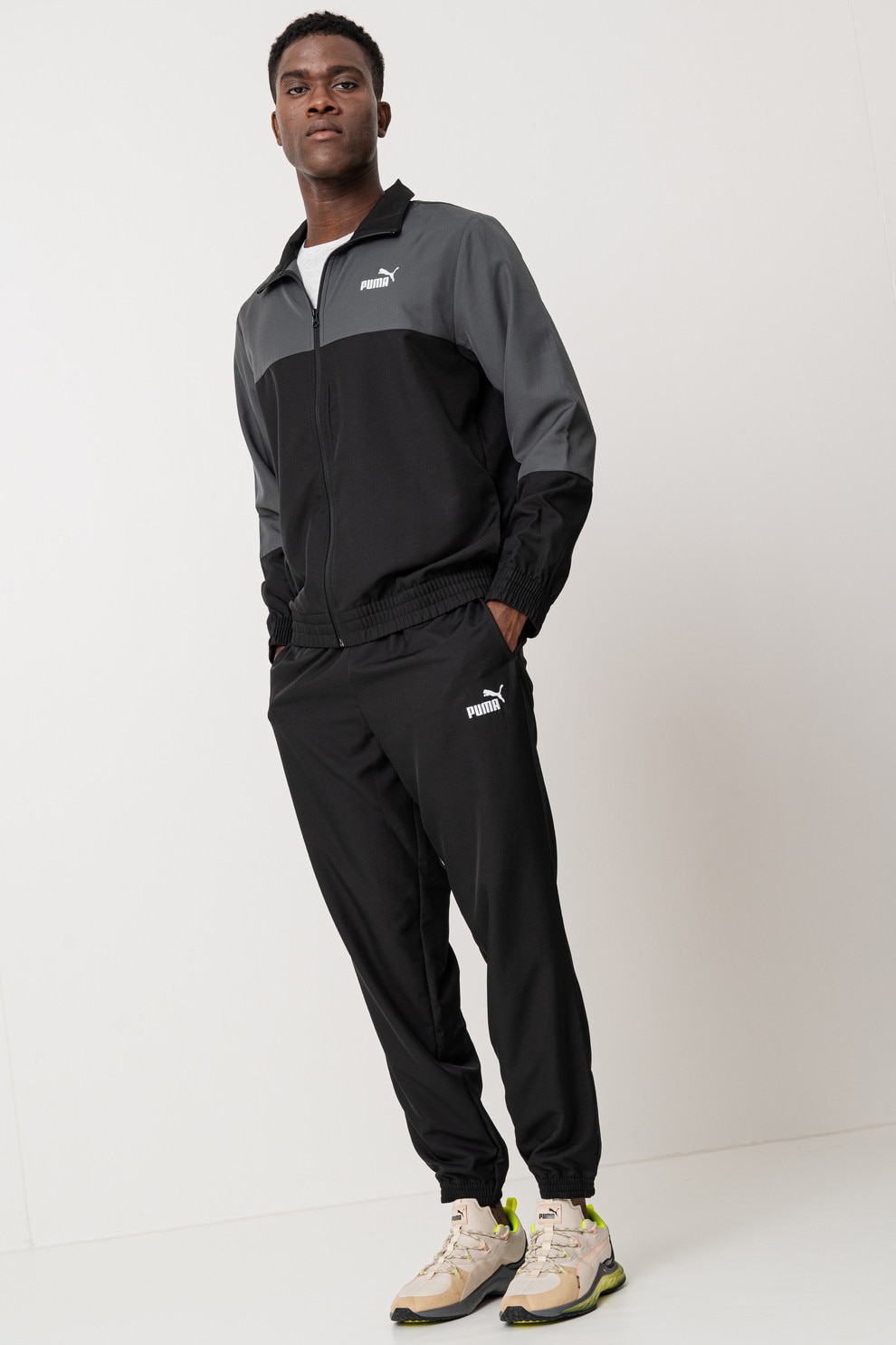 Puma, Trening colorblock cu fermoar - eMAG.ro