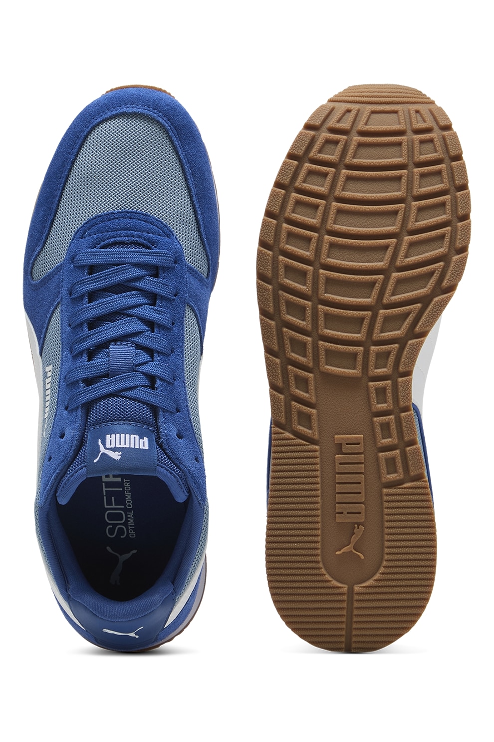 Puma, St Miller nyersbőr és hálós anyagú sneaker - eMAG.hu