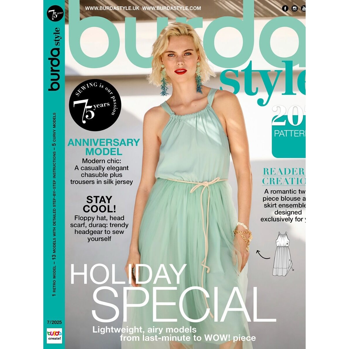 Revista Burda Style Iulie 2025, 7/2025, editura Burda - eMAG.ro