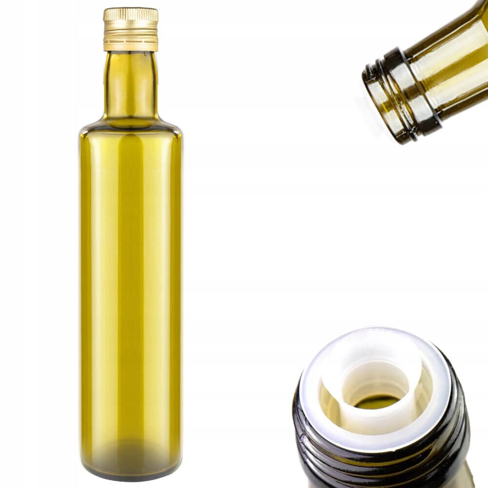 Set 10 Sticle DORICA 500ml, sticla groasa, capac cu dozator, culoare ...