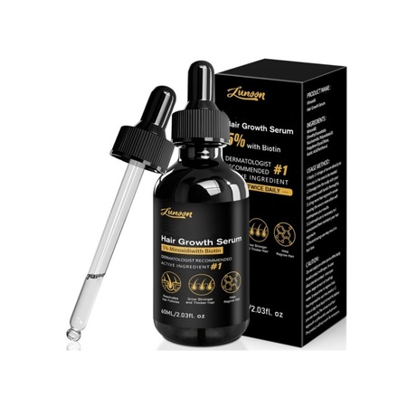 Ser pentru par LUNOON 5% Minoxidil, regenerant, 60ml, pentru scalp ...
