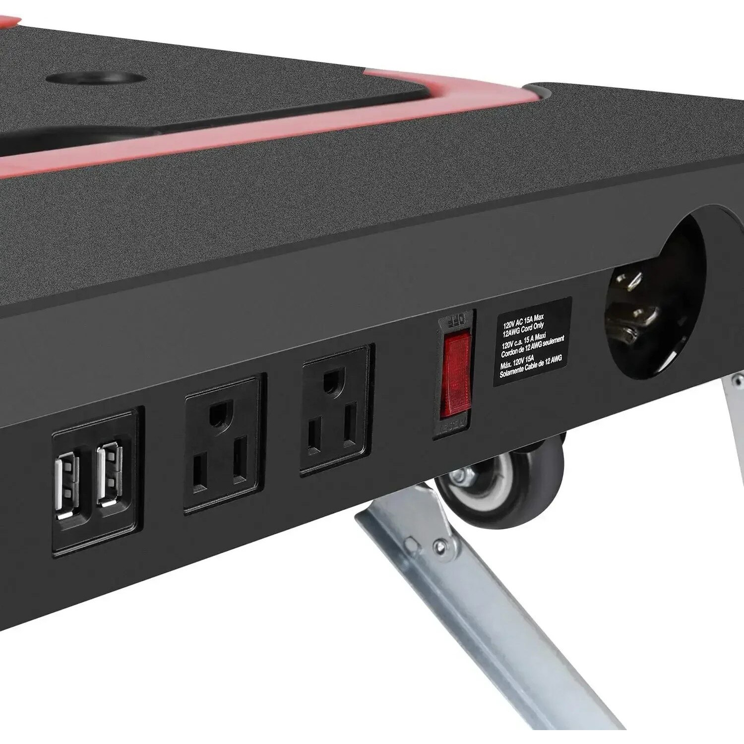 Banc de lucru 7 in 1, design portabil, capacitate 440 lbs, reglabil ...