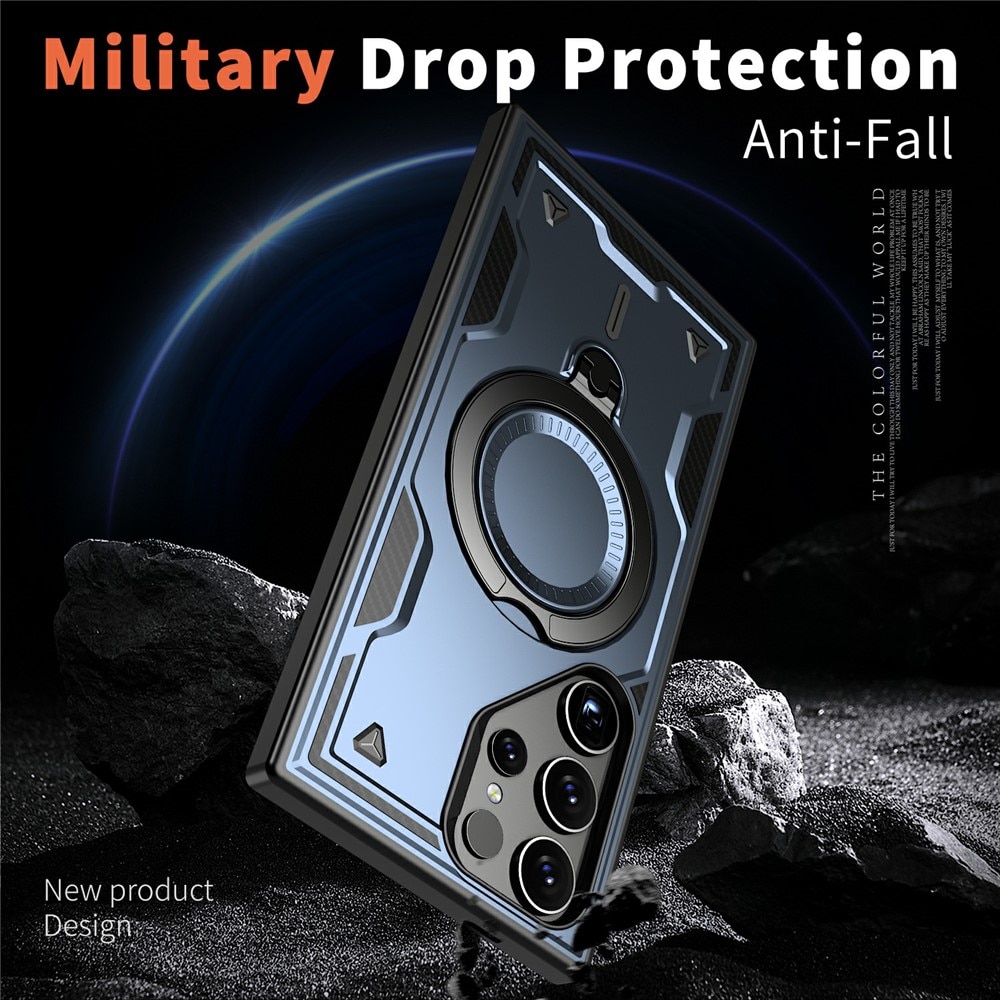 Husa military armour cu inel metalic, ALC MOBILE, compatibila cu ...