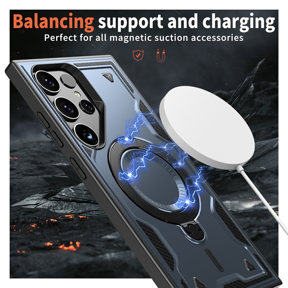 Husa military armour cu inel metalic, ALC MOBILE, compatibila cu ...