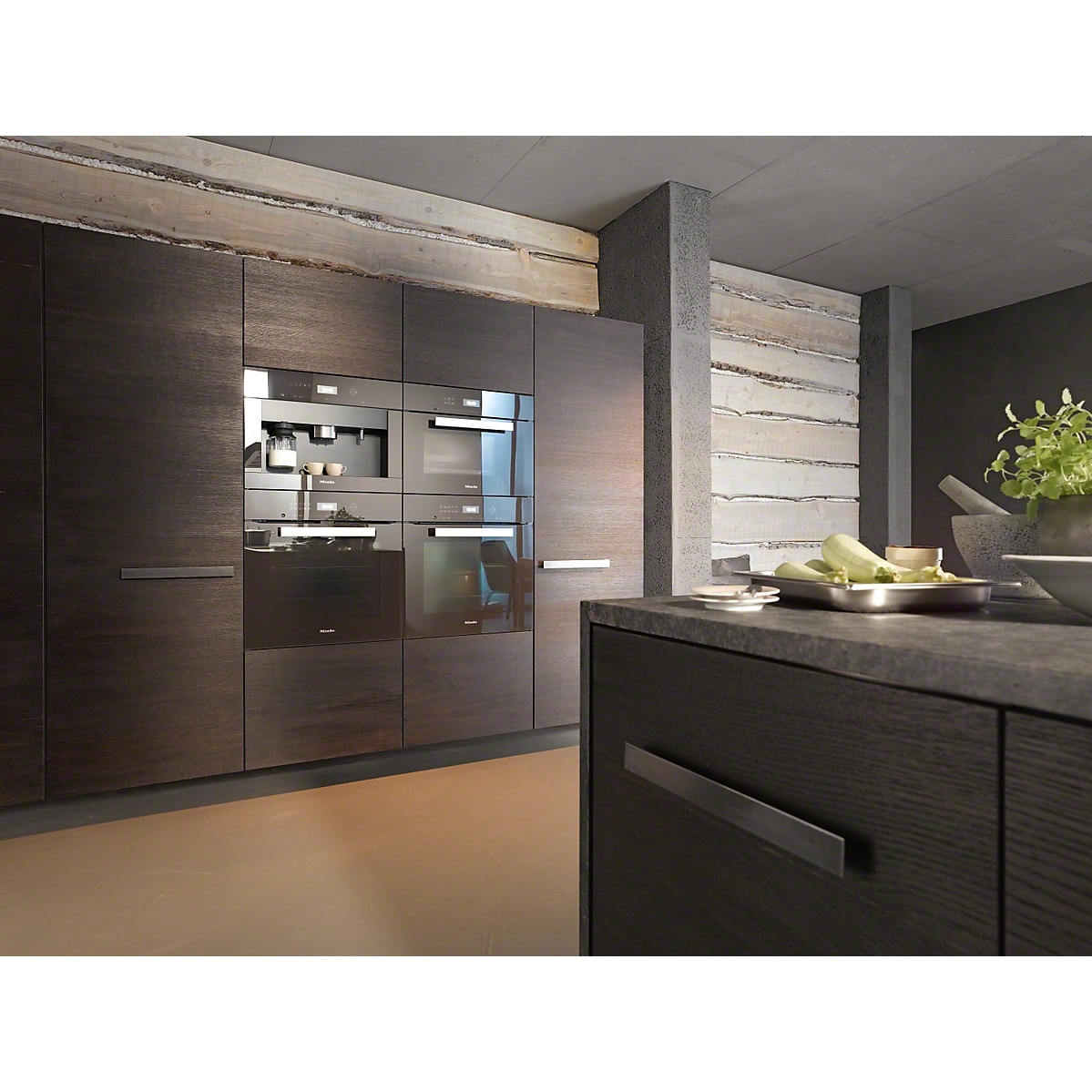 Espressor MIELE CVA 6401, Incorporabil, pe baza de cafea boabe, Maron ...