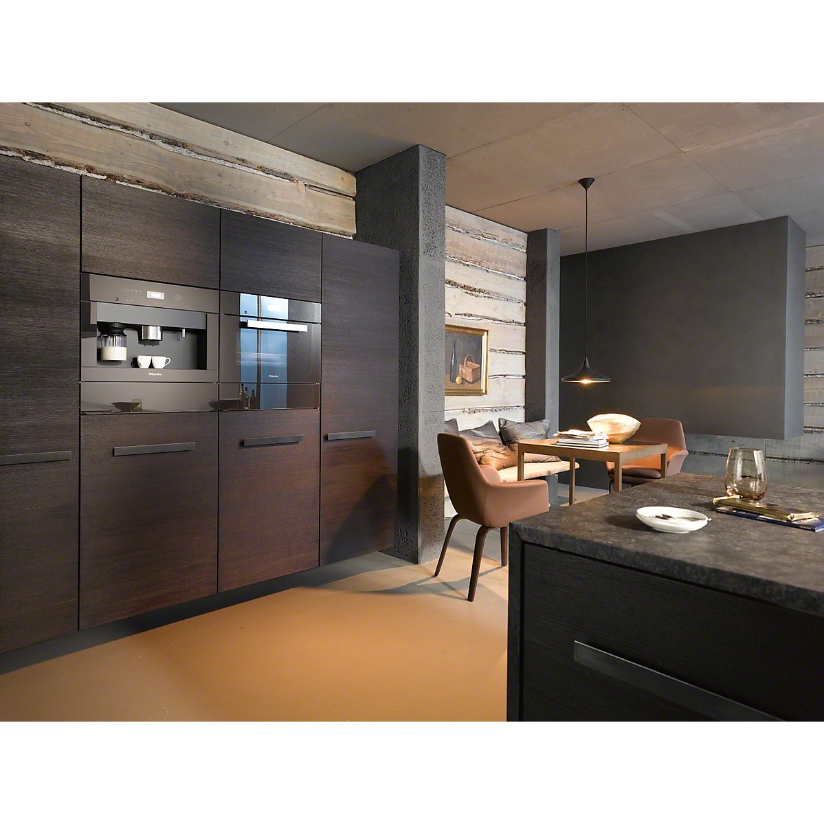 Espressor MIELE CVA 6401, Incorporabil, pe baza de cafea boabe, Maron ...