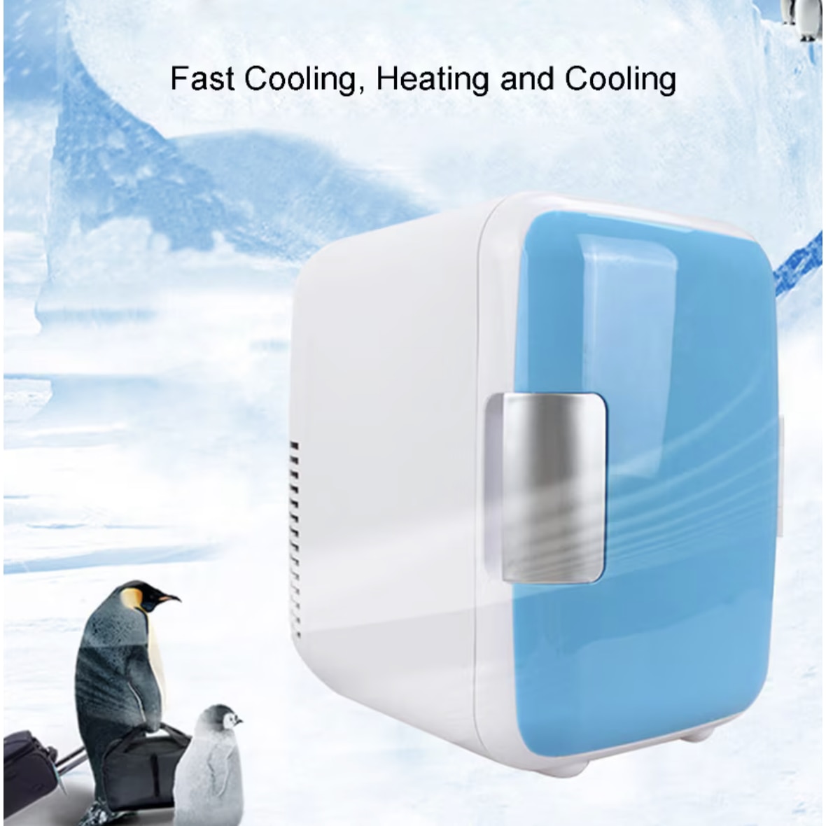 Mini Frigider Portabil 4L – Cu Functie de Racire si Incalzire, pentru ...