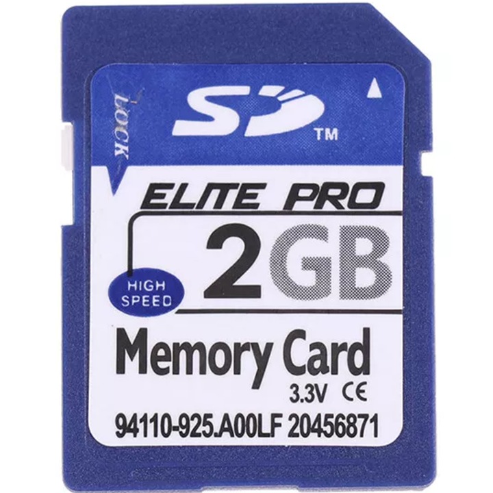 Card De Memorie VALA® SD ELITE PRO, 2 GB, Pentru Camera Auto, Aparat ...