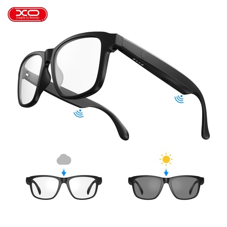 Ochelari de soare smart XO, Lentile fotocromatice, Control tactil si ...
