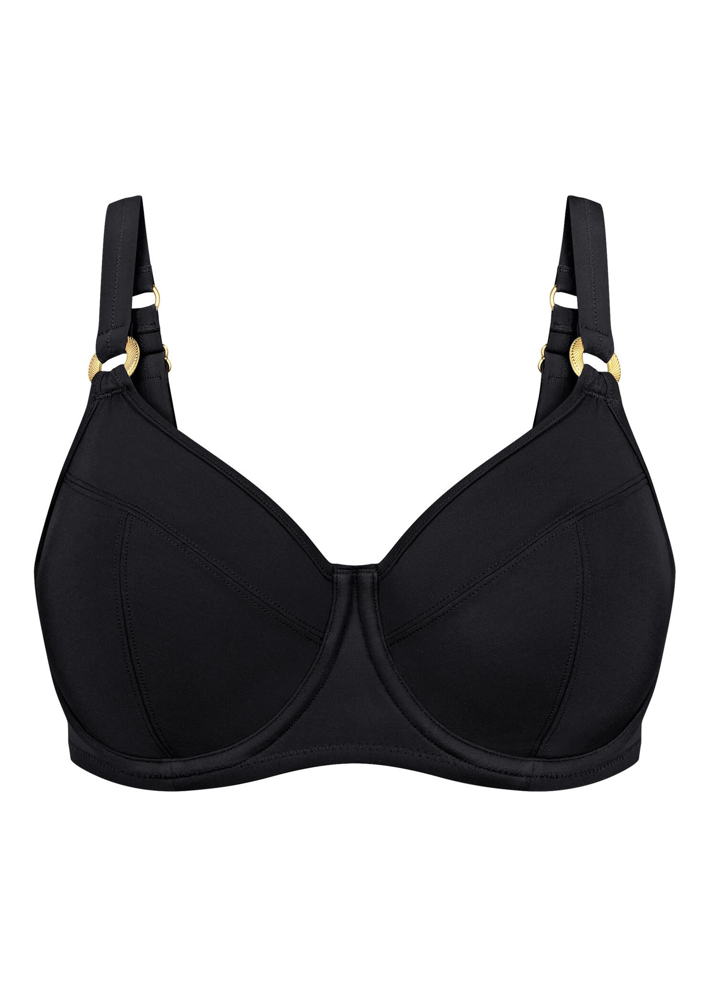 Sutien de baie dama Triumph, 10222568, Poliamida/Elastan, 48D EU, Negru ...