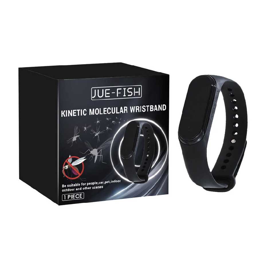 JUE-FISH Kinetikus Molekuláris Karkötő, Ultrahangos Szúnyogriasztó ...