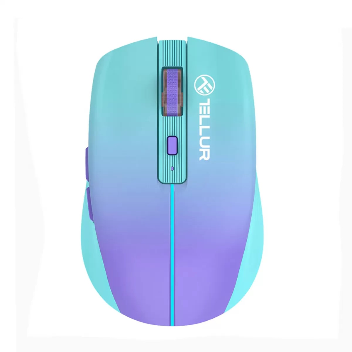 Mouse Wireless Tellur TLL491331 RGB Albastru, design elegant, raza de ...