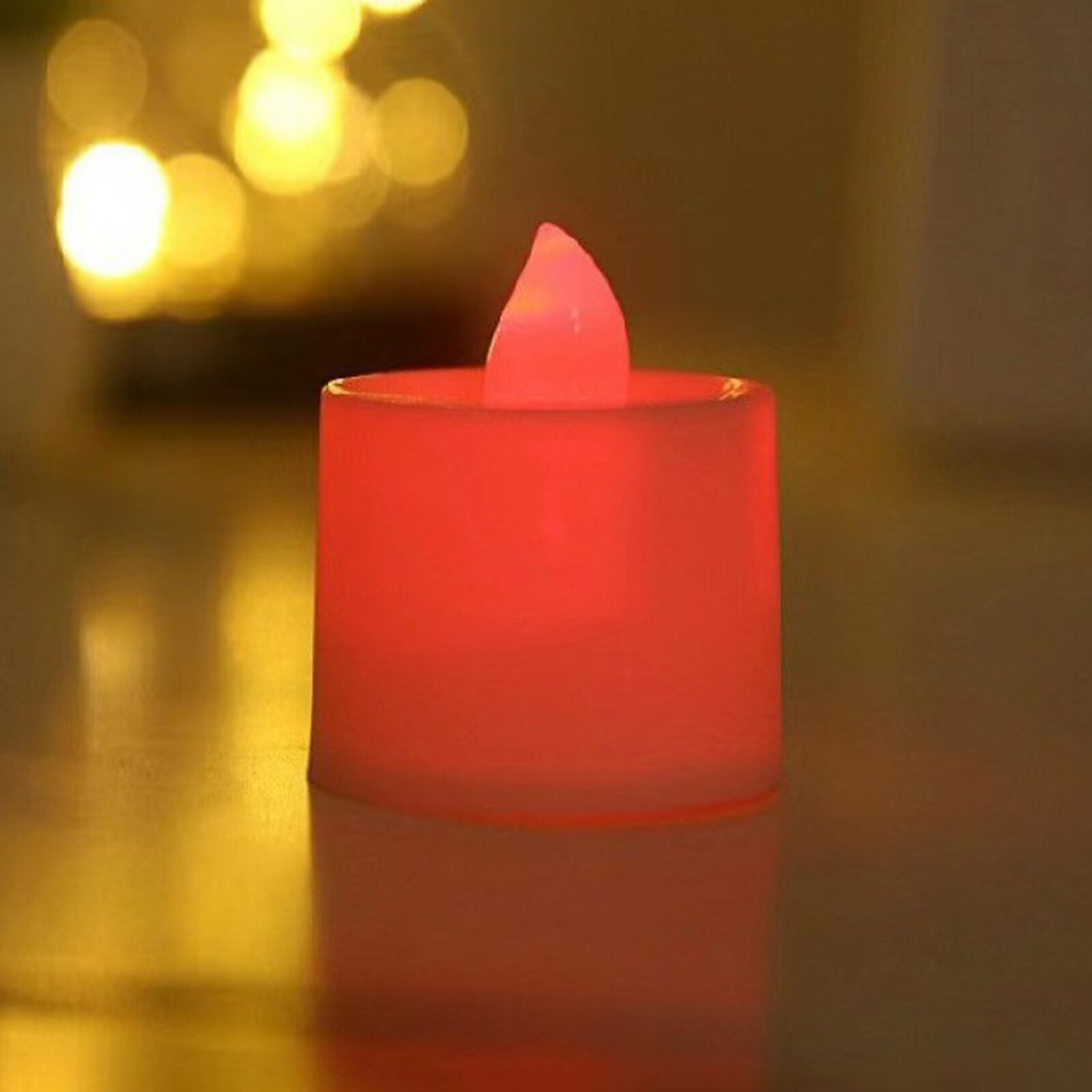 Set 24 lumanari LED cu baterie AYSTOAYS®, Simulare flacara, Ceara fara ...