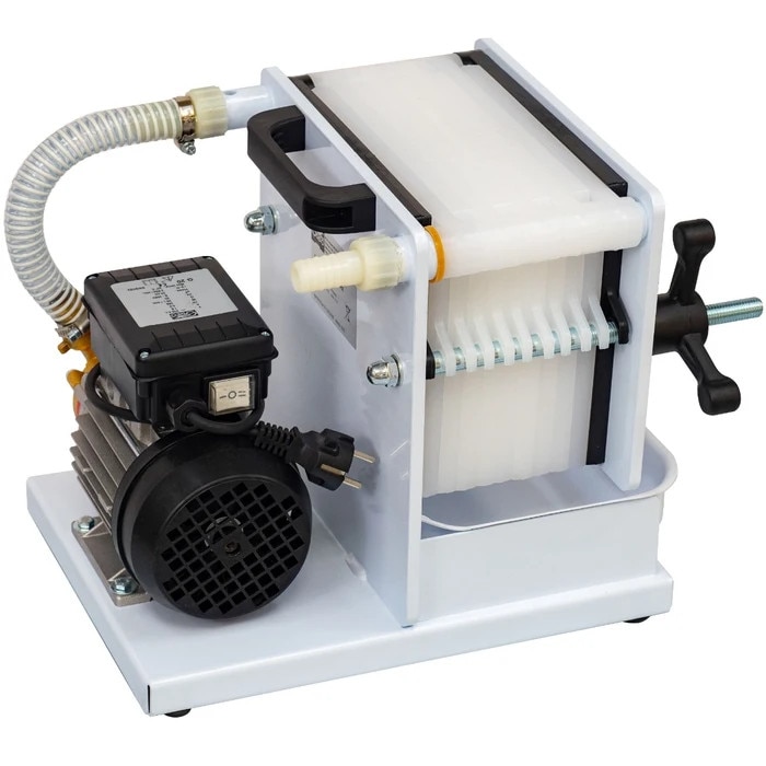 Filtru vin GRIFO cu 10 placi, motor 0.5CP, 20x20cm, max 250L/Ora, GRIFO ...